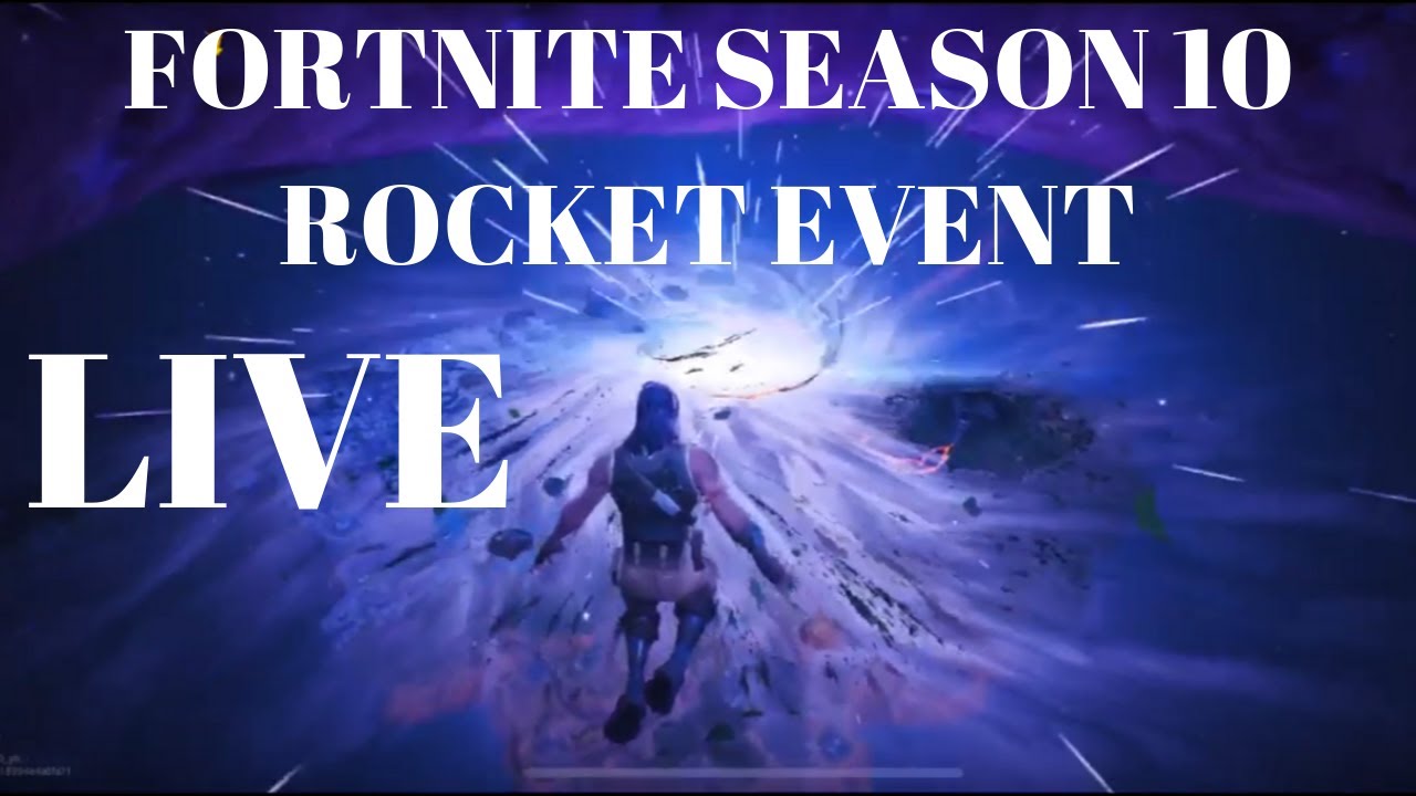 FORTNITE New Rocket LIVE event Come and play along. ️ - YouTube