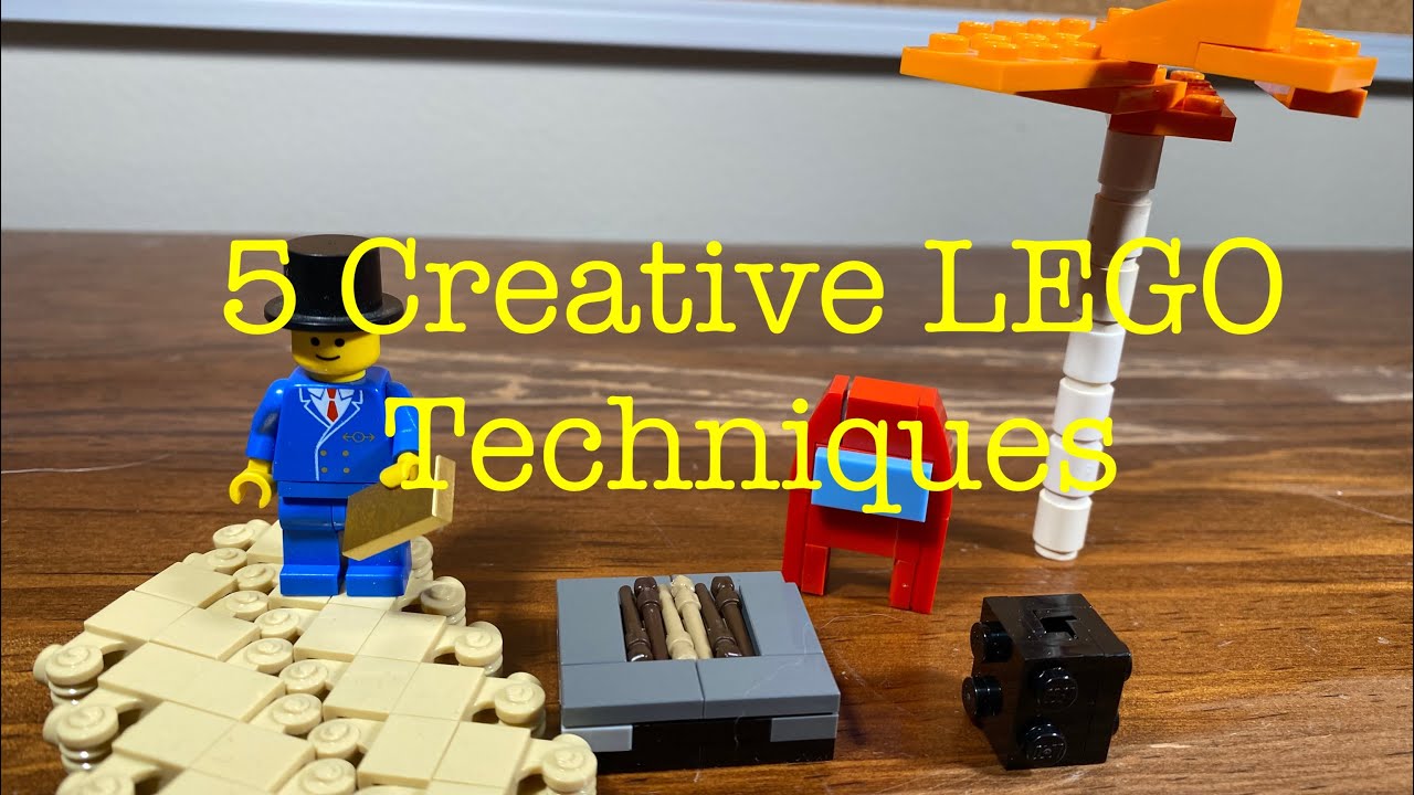 5 Creative LEGO Building Techniques - YouTube