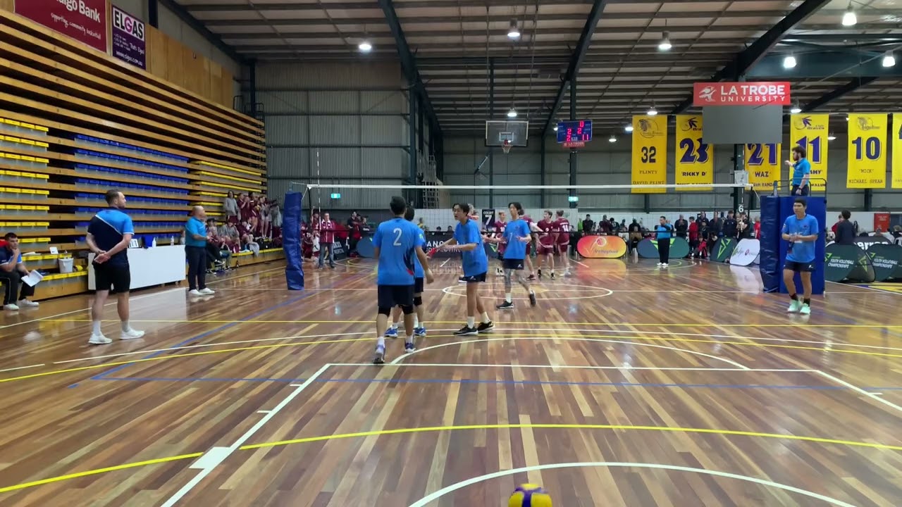 AYVC 2022 Finals U15 Boys Set 5 NSW Phoenix vs Queensland Maroon - YouTube
