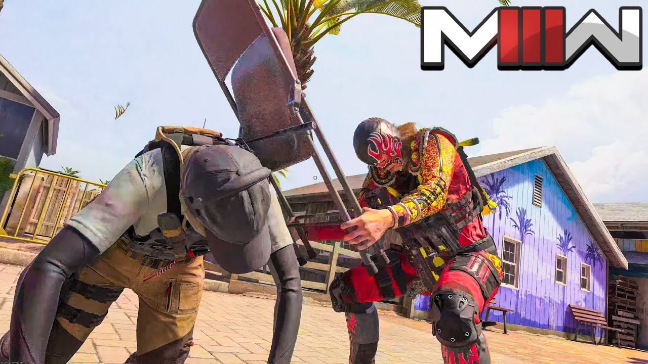 WWE THE CHAIR! Finishing Move w/ LUCHADORA and TROPHY KING in COD MW3 ...