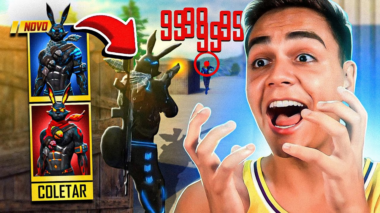 FREITAS SE IMPRESSIONOU AO TESTAR A NOVA SKIN MAIS RARA DO FREE FIRE ...