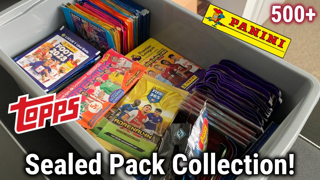 My Unopened Stickers and Trading Card Pack Collection (500+ Packs ...