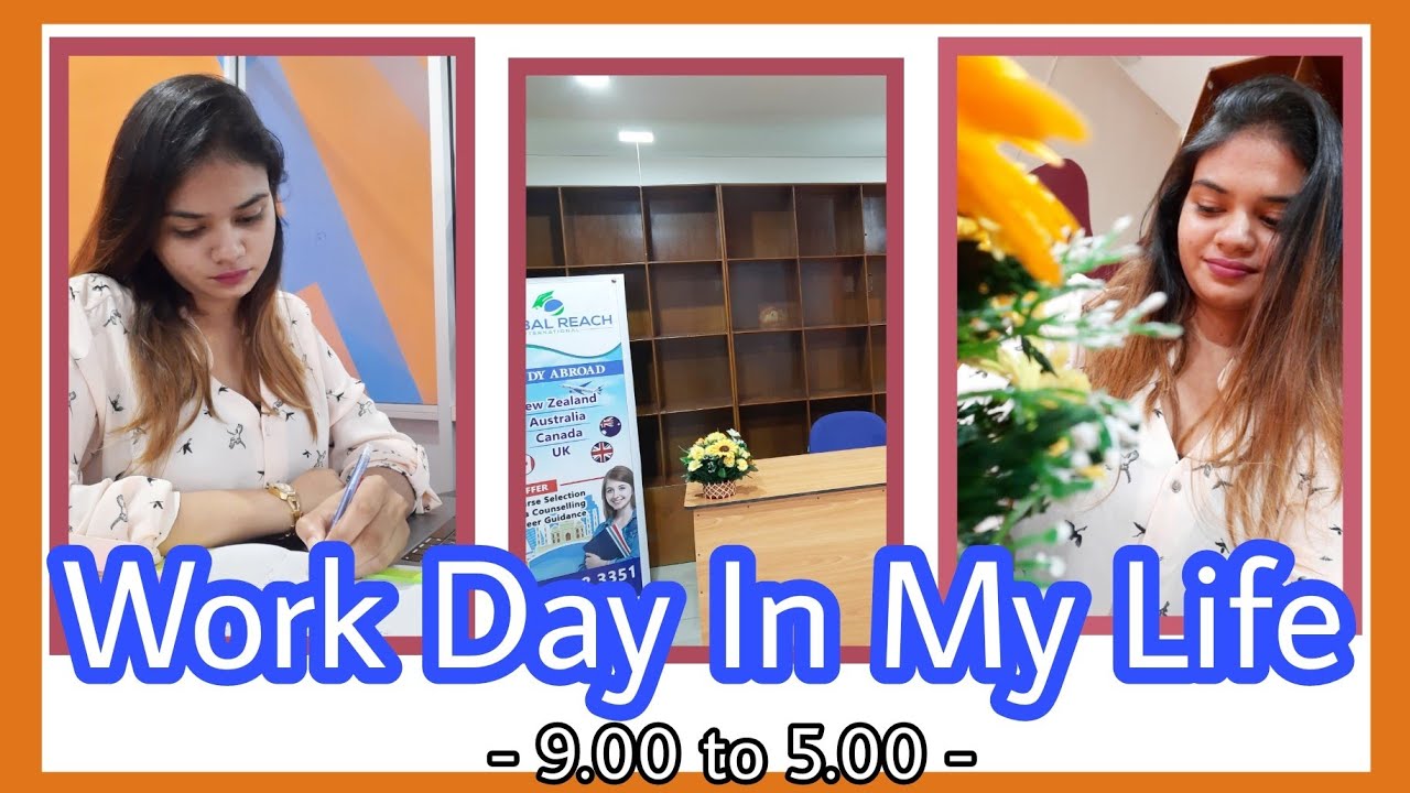 Work Day Routine | Working 9 to 5 Office Job | Productive Day - YouTube