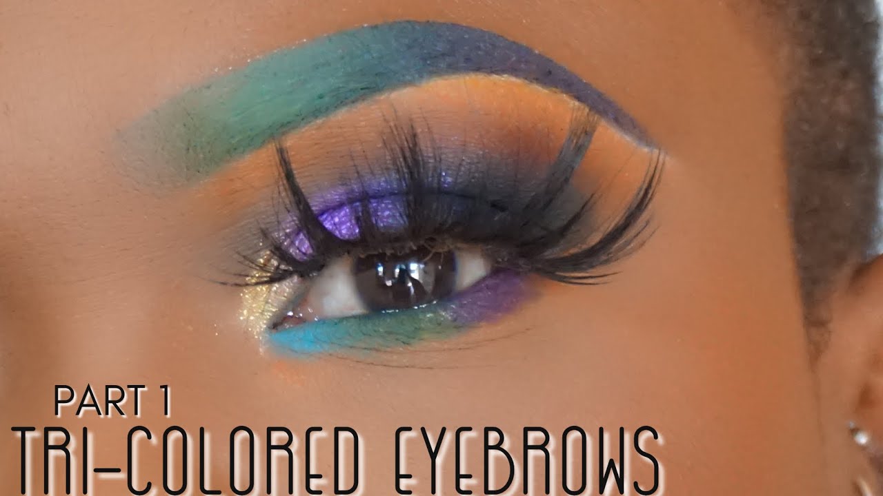 HOW TO: Tri-Color Eyebrows - YouTube