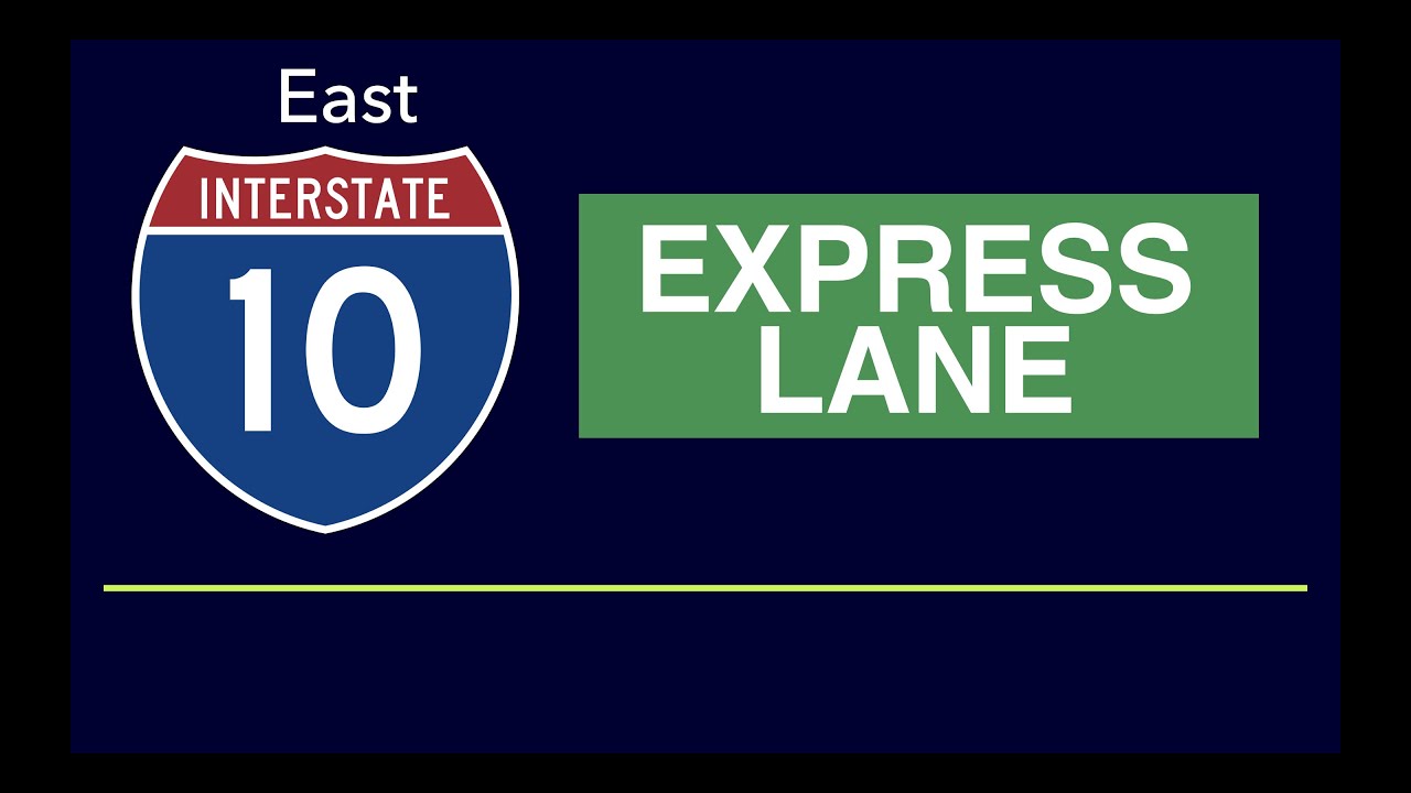 Interstate 10 Express East - YouTube