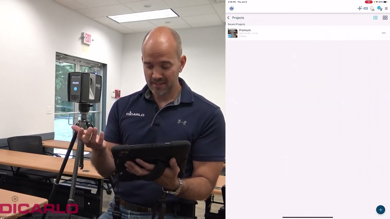 FARO Focus Premium intro to Stream App scanning - YouTube