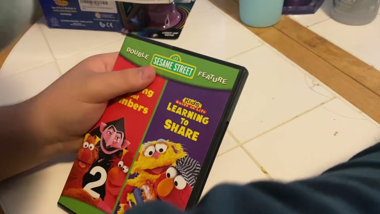 Sesame Street: Learning About Numbers / Learning to Share DVD Unboxing ...