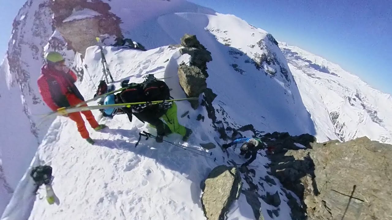 360° Couloir en S - Aiguille Rouge, Les Arcs - UCPA - YouTube