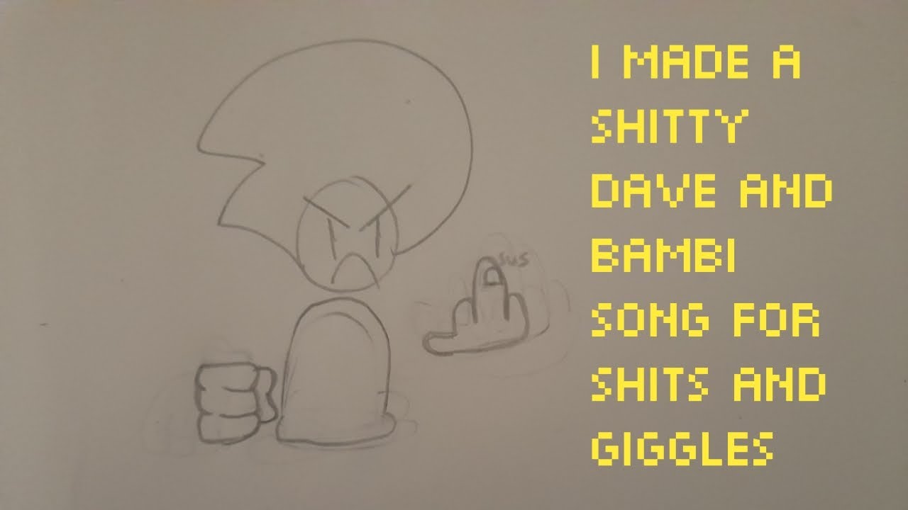 I made a Bad Dave and Bambi song because I thought it was funny - YouTube