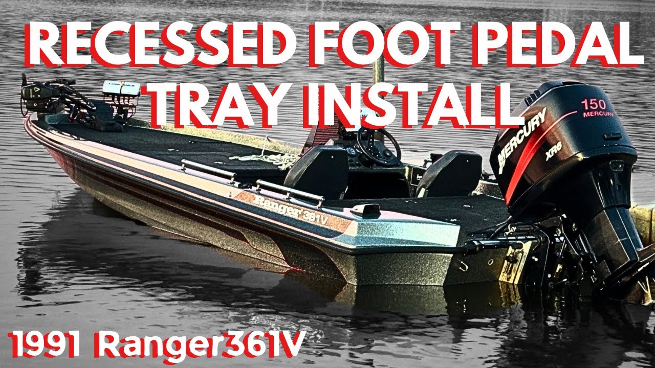 Installing Baldwin Ironworks Recessed Trolling Motor Foot Pedal Tray ...