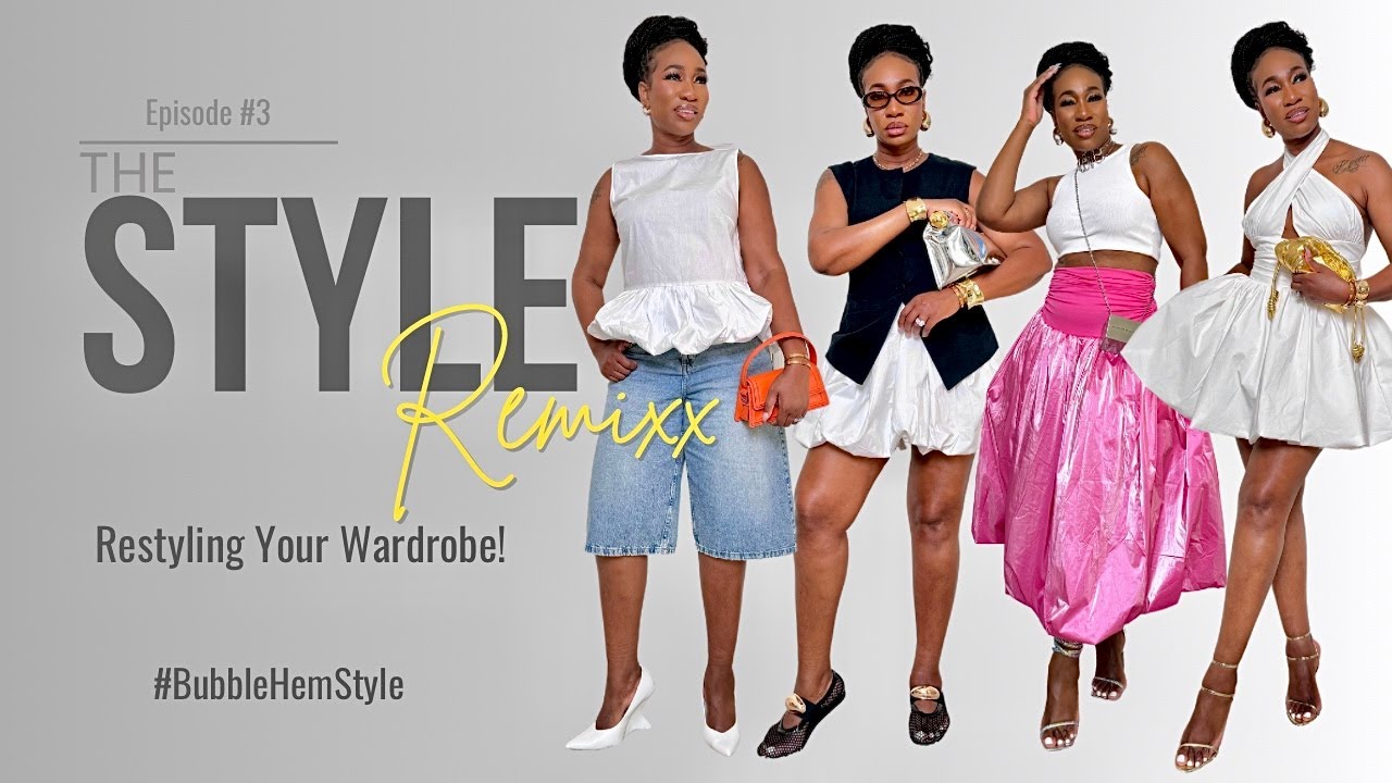 THE STYLE REMIXX | Bubble Hem Styles | How to Wear One of Summer’s ...