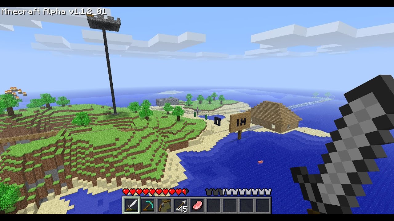 Выживание в Minecraft Alpha 1.1.2_01 часть 11 - YouTube