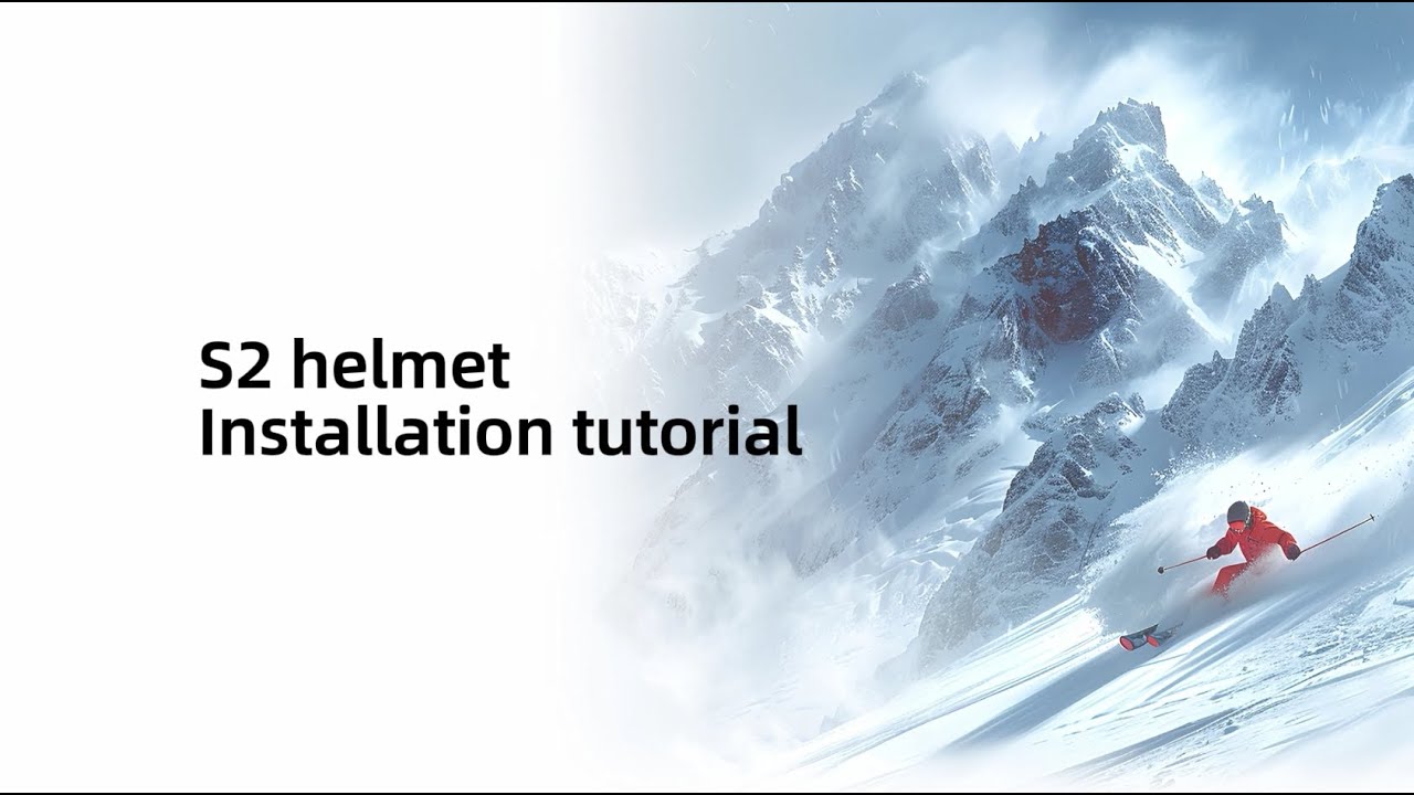 EJEAS S2 | Helmet installation tutorial | Ski Group Intercom System - YouTube