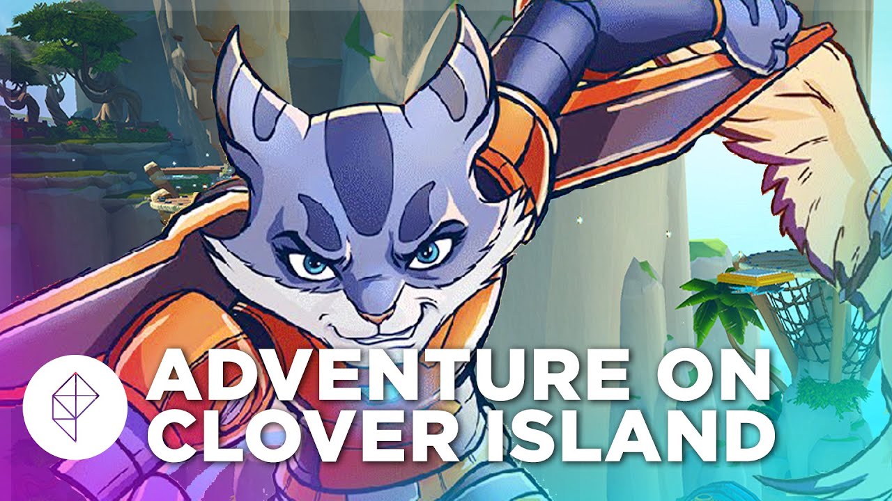 Adventure on Clover Island: Retro 3D Platformer Gameplay - YouTube