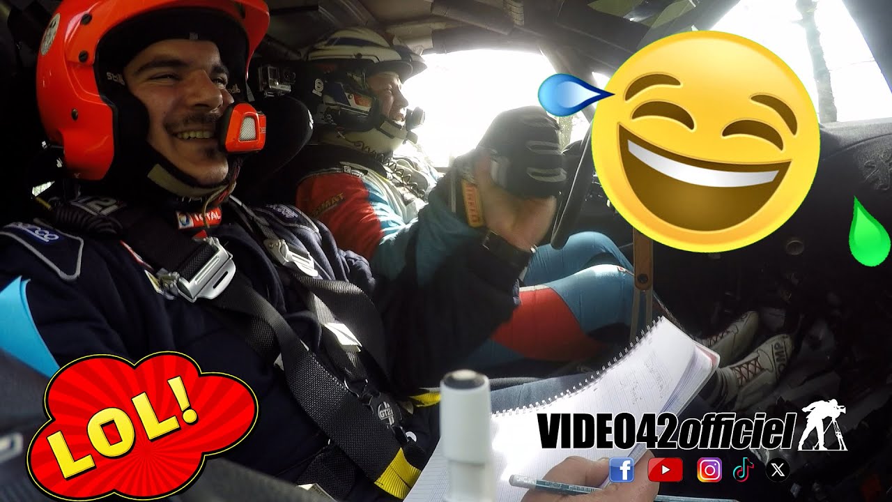 🤣🤣🤣 #Rigolade #bestmoments Of #onboard #rallye fou #rire #mdr Francis ...
