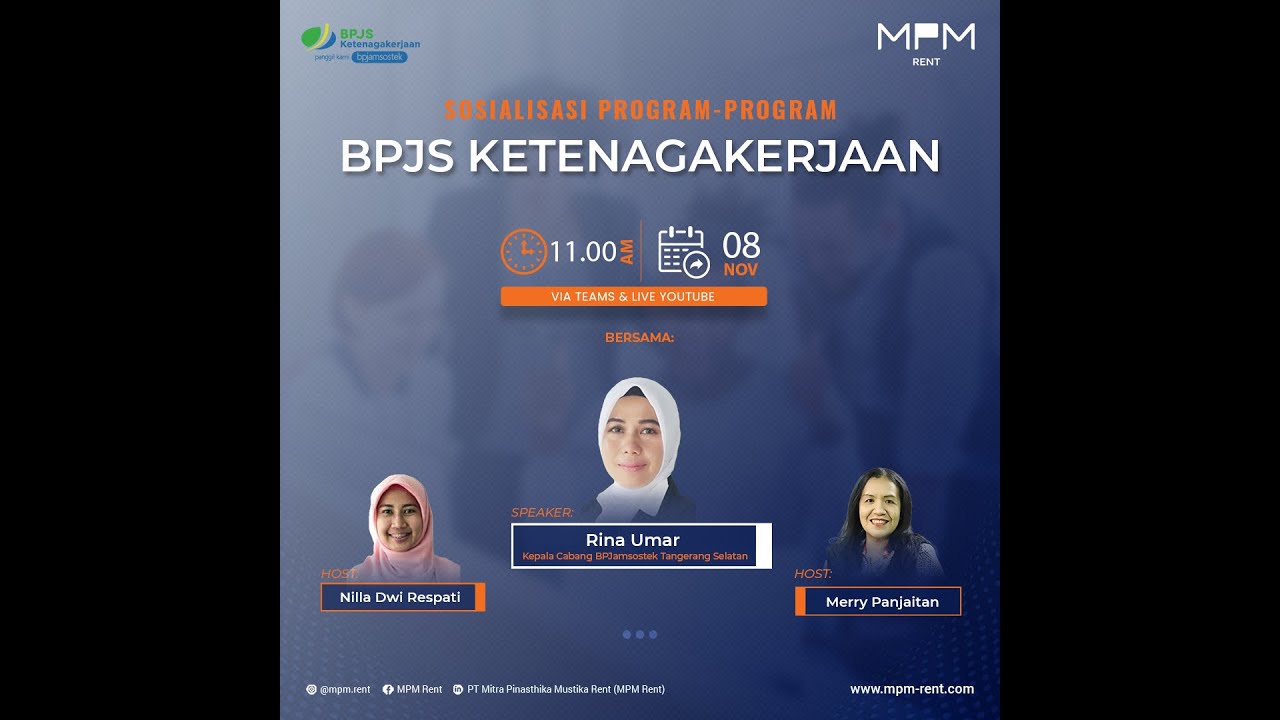 Podcast - Sosialisasi Program-Program BPJS Ketenagakerjaan - YouTube