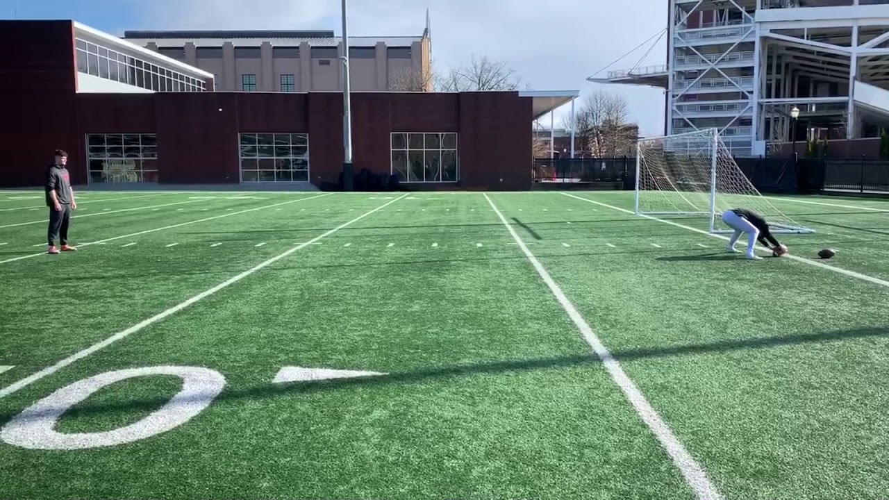 2-8-20 Luke Basso 2021 LOng Snapper: Work with Keegan Firth OSU Long ...