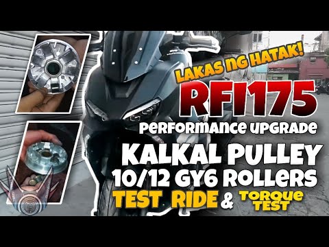 Rusi RFI175 | Kalkal Pulley | 10/12 combi gy6 rollers| Test Ride ...
