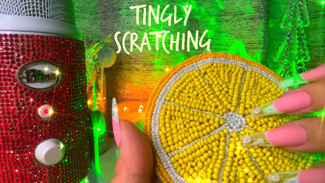 ASMR | Scratching ONLY on Textured Items to give you TINGLES - YouTube