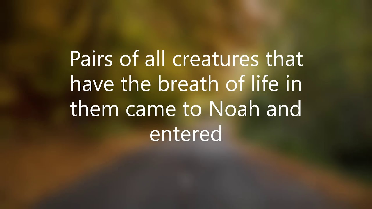 Genesis 7:15 - YouTube