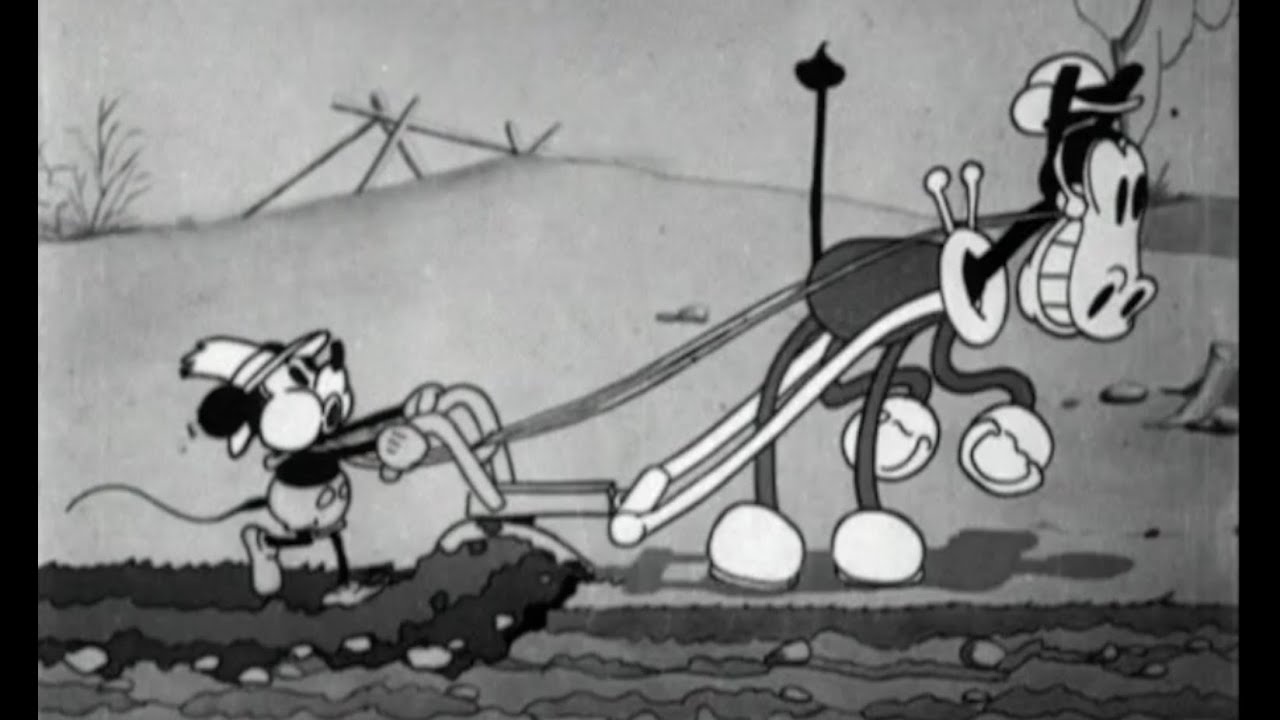 Mickey Mouse in THE PLOWBOY (1929) - YouTube