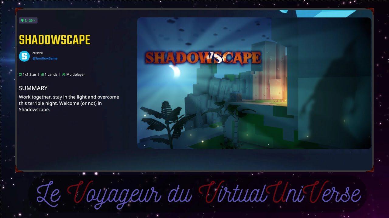 ⚠️ Obsolète ⏳ - Shadowscape - YouTube