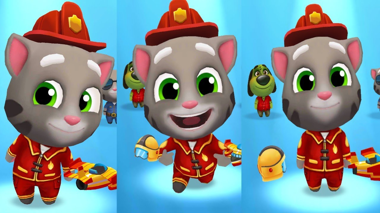Talking Tom Gold Run 2020 | Unlocking New Character Fireman Tom - YouTube