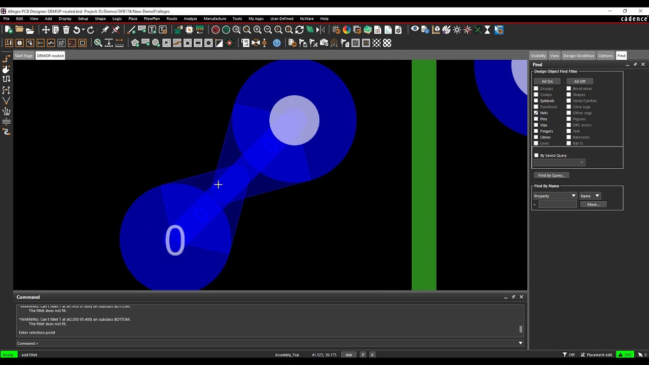 Shape Based Curved Fillet and Tapered Trace Support - YouTube