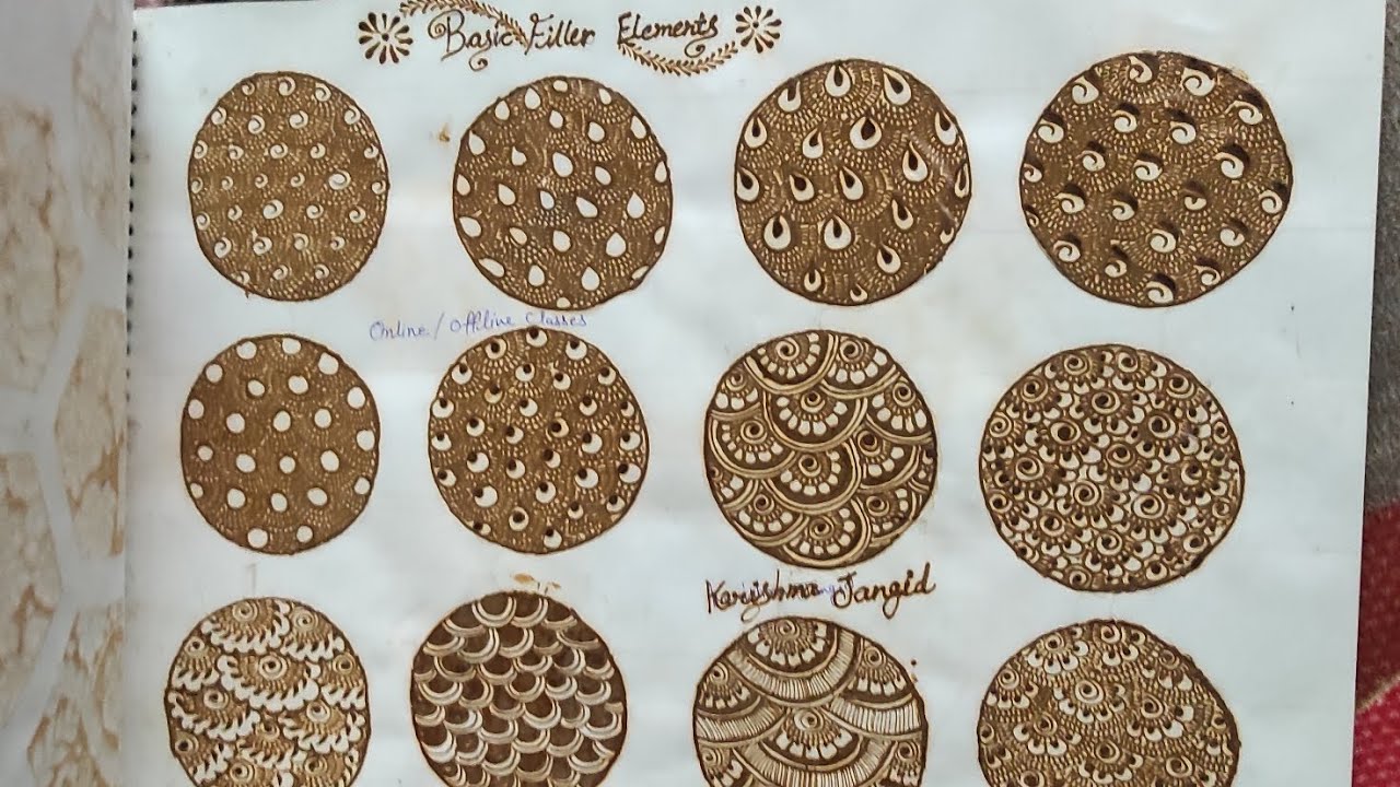 Mehndi Class-1// how to learn Mehndi for beginners//line practice ...