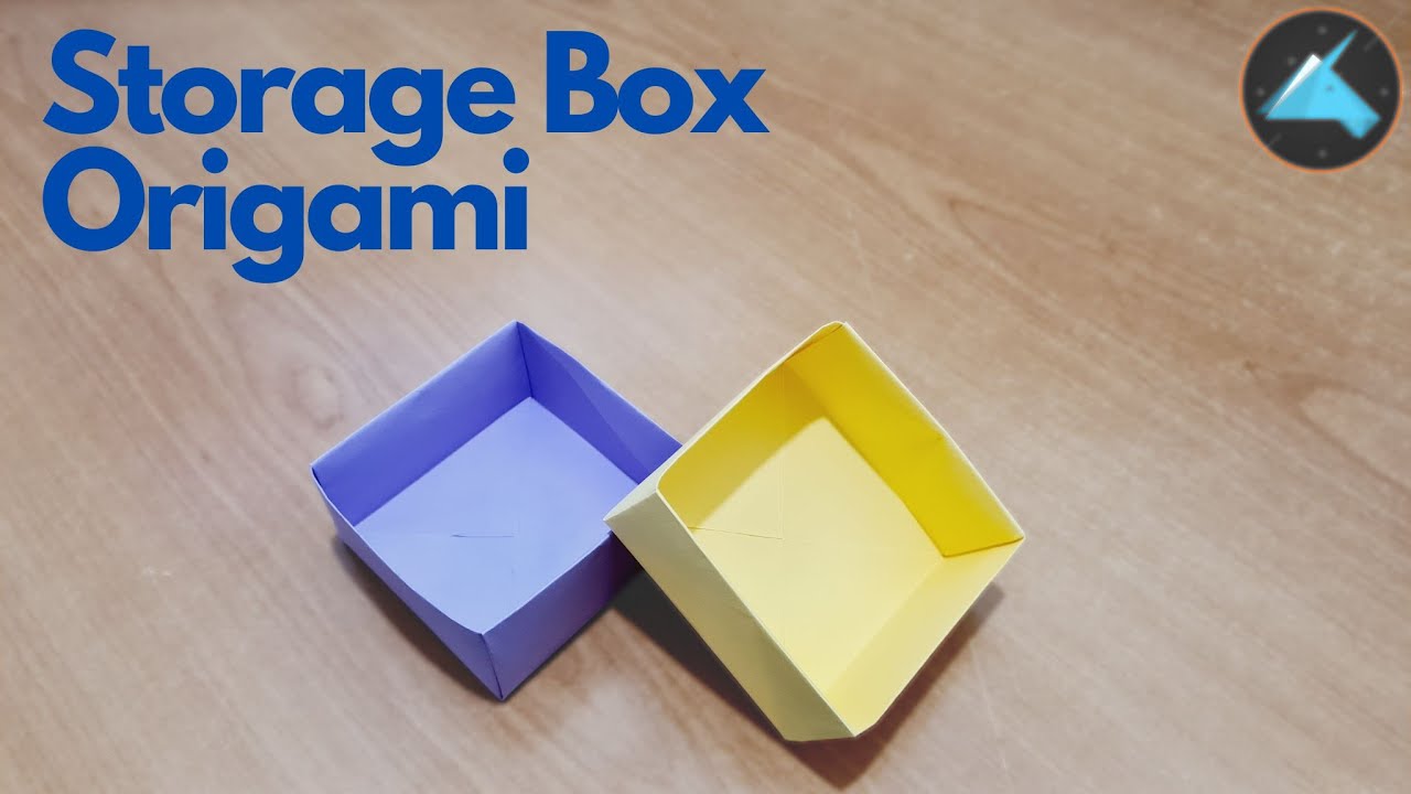 Origami Storage Box 📦 Masu Storage Easy - YouTube