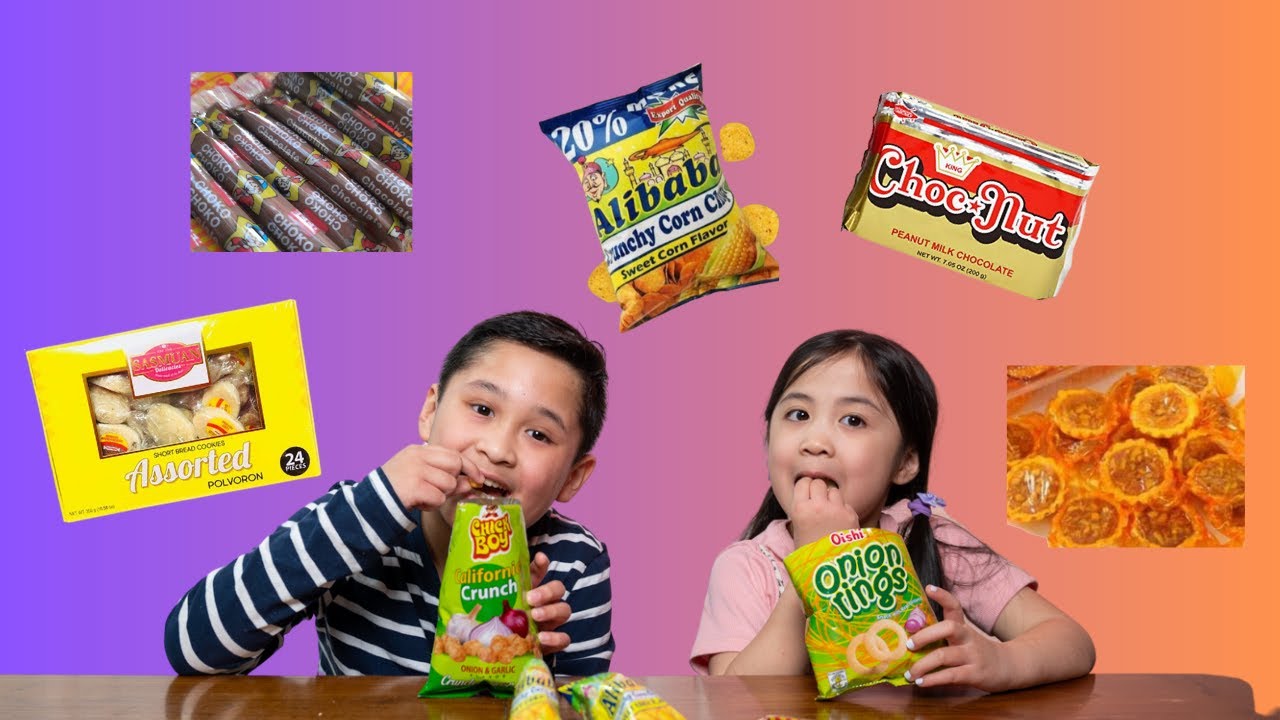 Filipino Snacks with Tim and Tia #filipinosnacks #snacked # ...