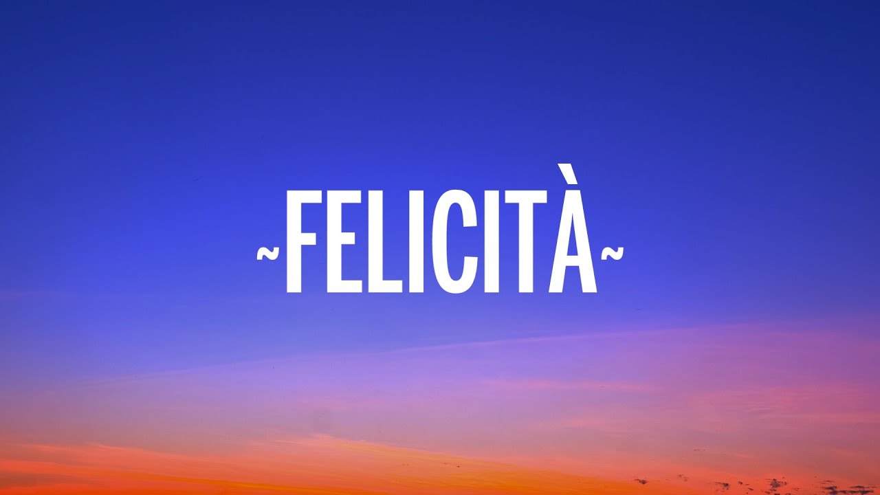 Al Bano & Romina Power - Felicità (Testo/Lyrics) - YouTube