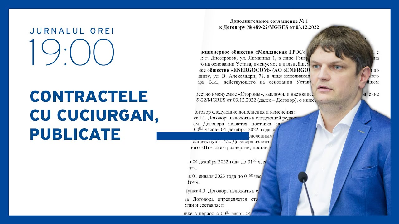 Andrei Spânu a publicat toate contractele de livrare a energiei ...