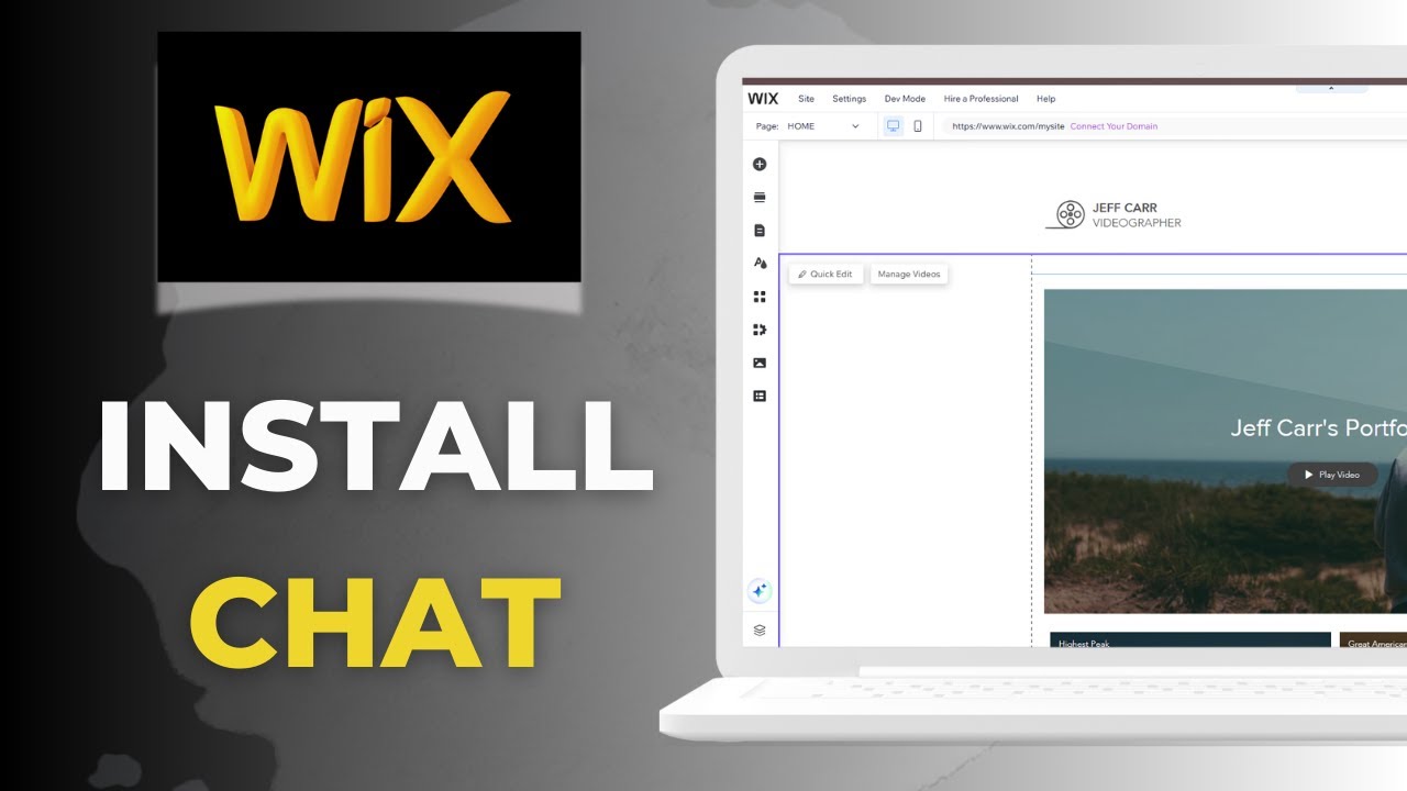 How to Install Live Chat on Wix Website - YouTube