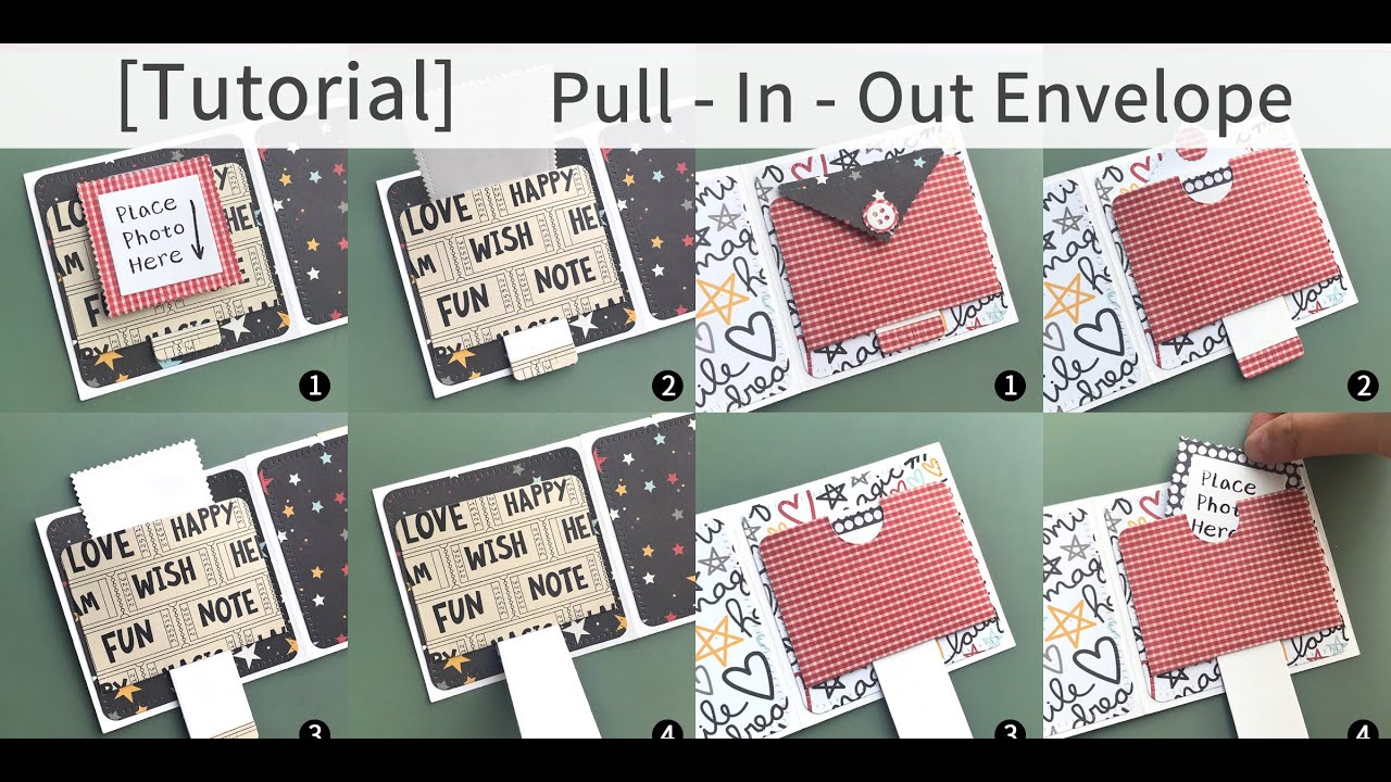 Tutorial | Pull - In - Out Envelope Cutting Dies | MD20150 Midodo ...
