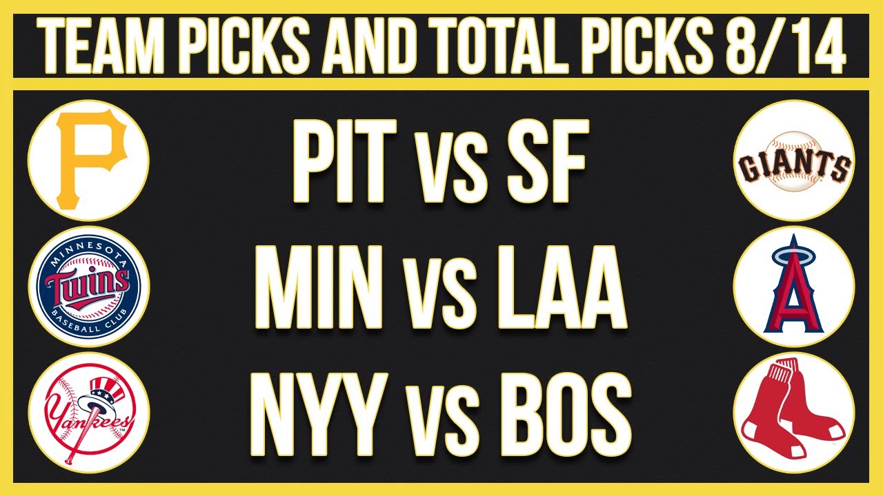 FREE MLB Picks and Predictions Today 8/14/22 Baseball MLB Betting Tips ...