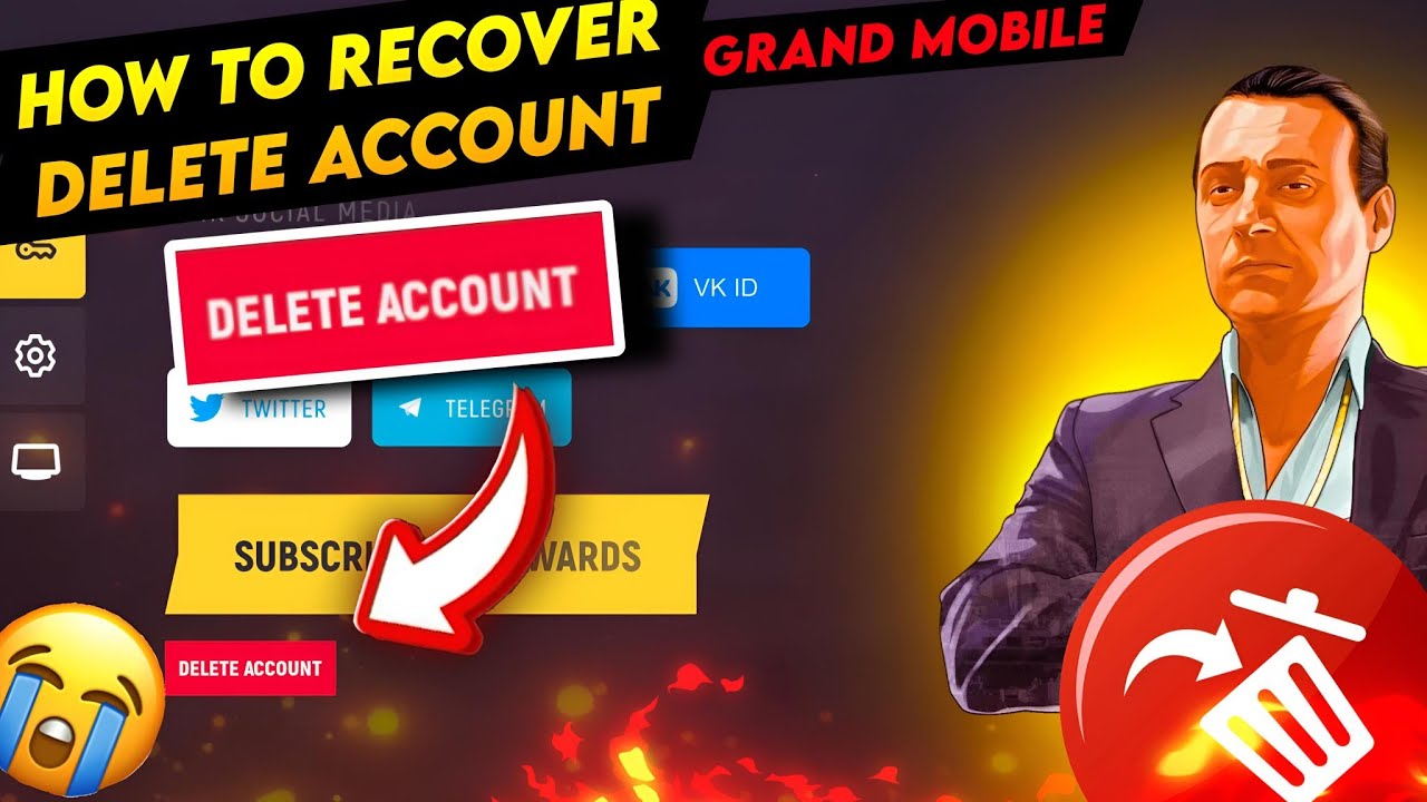 Grand mobile how to recover deleted account | how to recover deleted ...
