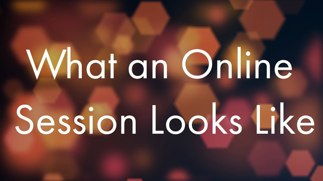 What an online session looks like - YouTube
