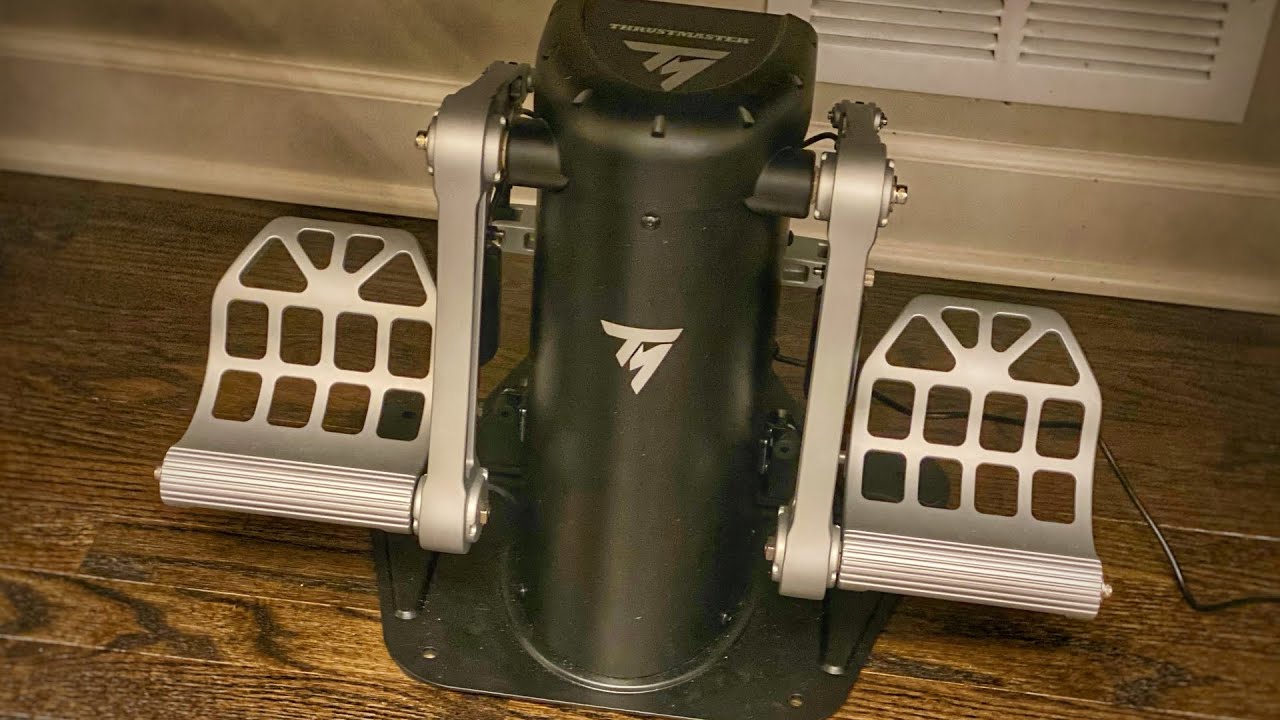 Thrustmaster TPR Rudder Pedal Unboxing and Demonstration | Microsoft ...