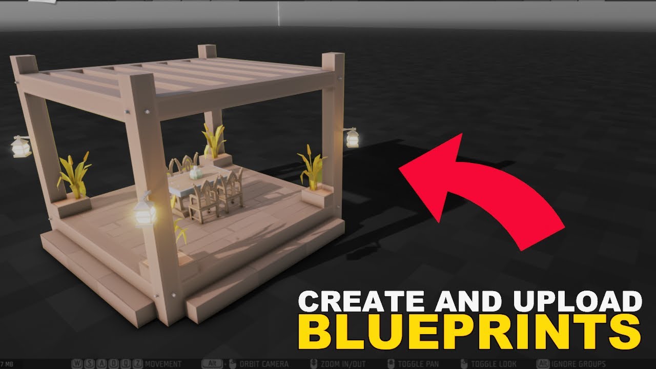 Create and upload basic blueprints in Ylands - YouTube