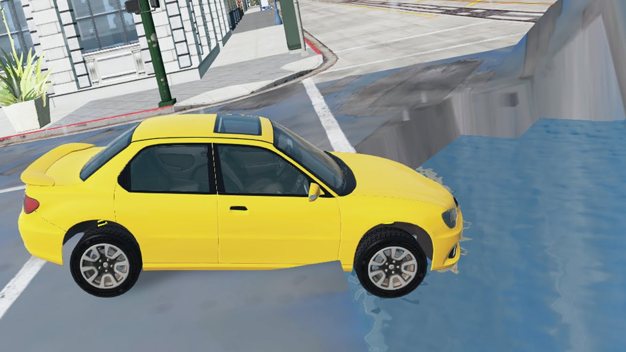 Cars vs Deep Water Giant Ramp Slide | BeamNG Drive EPIC Compilation ...