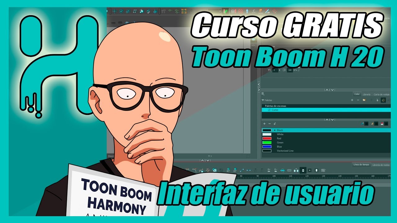 Introducción interfaz de usuario - 02 - Toon Boom Harmony 20 Tutorial ...