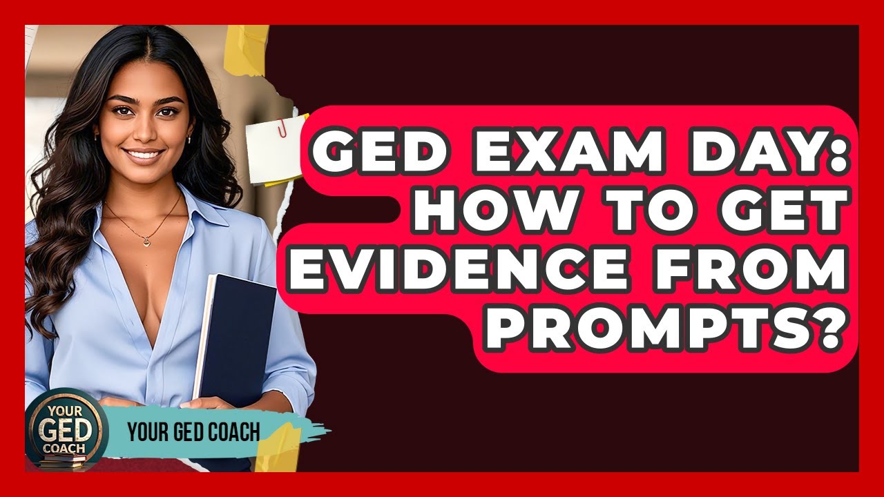 GED Exam Day: How To Get Evidence From Prompts? - Your GED Coach - YouTube