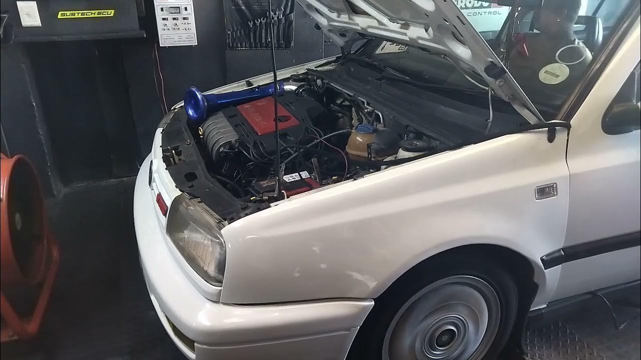 Vr6 powered Mk3 jetta in for a Dicktator Management tune - YouTube
