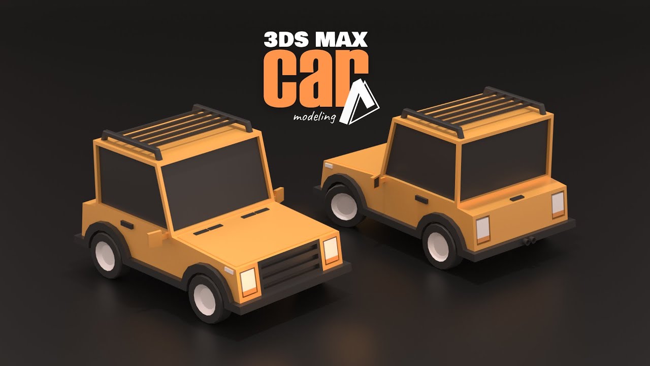 Low Poly Car Modeling | 3DS Max - YouTube