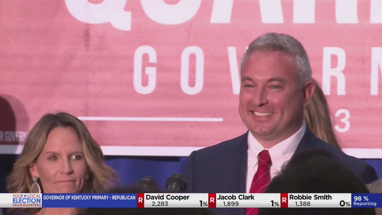 Quarles finishes second in GOP primary race for governor - YouTube
