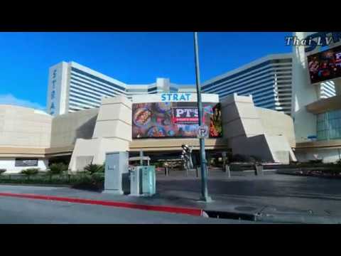 Driving on The Strip to Sahara Avenue and Interstate 15 (I-15)