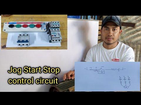 Start Stop with Jog push button - YouTube