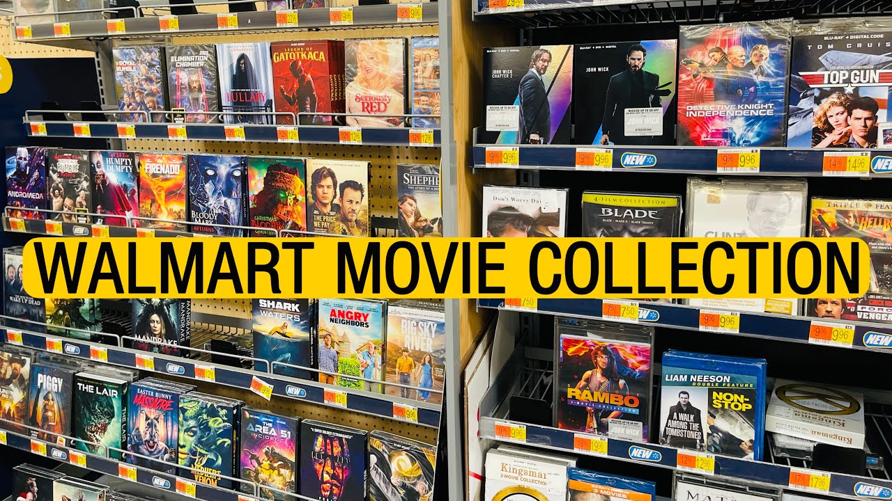 WALMART MOVIE HUNT Dvd 4K HD Blu-ray Collection - YouTube