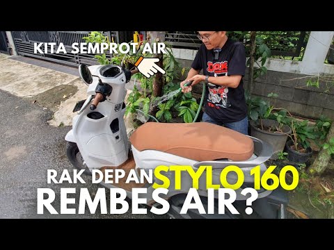 REVIEW : BAGASI RAK HONDA STYLO 160 REMBES AIR? | #TMCBLOG - YouTube